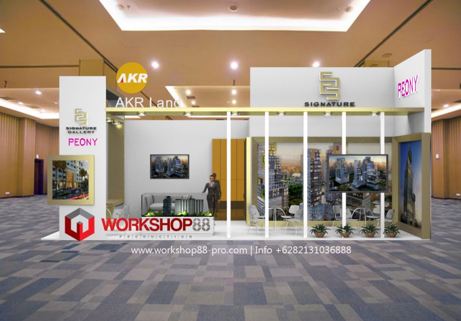 Stand Pameran Property AKR Land Terbaik SPEX 2015 Grand City Surabaya | Stand Contractor, Booth ...